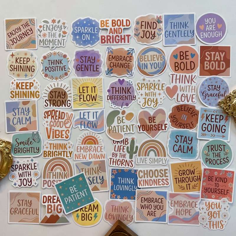 Boho Rise Sticker 50PCS – Soto Studios