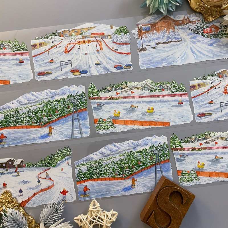 Winter Snowfield PET Tape | ZERO – Soto Studios