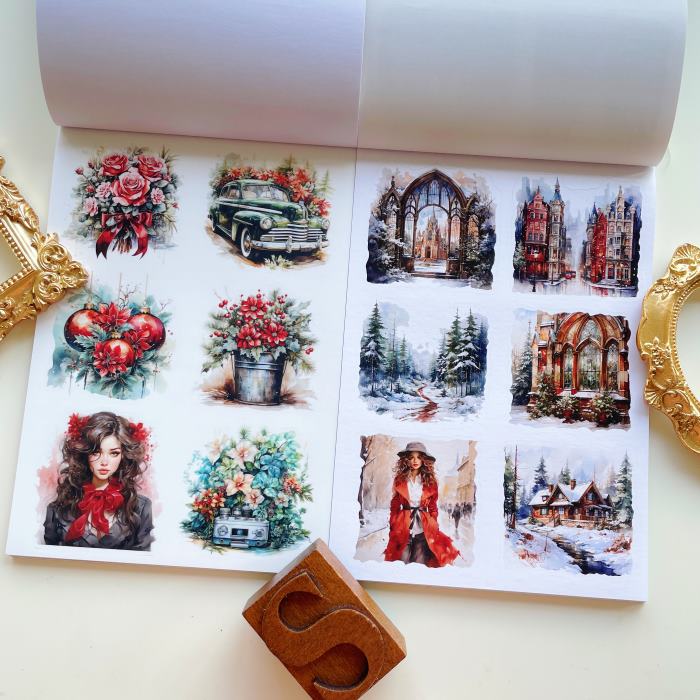 Winter Blessings Sticker Book 20Sheets – Soto Studios