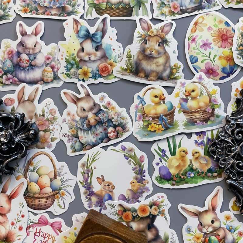 Bunny Egg Sticker 50PCS – Soto Studios