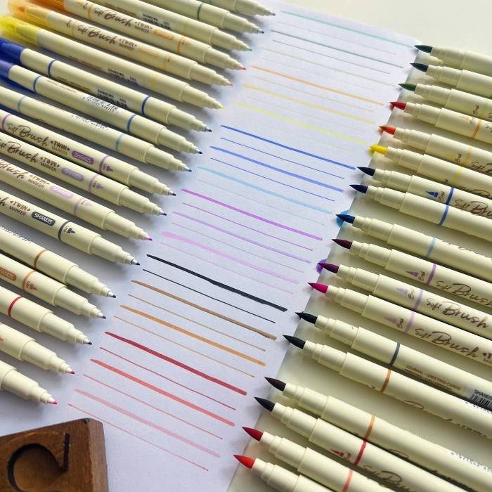 Felt Tip Pen Soft Brush 3 Colors – Soto Studios