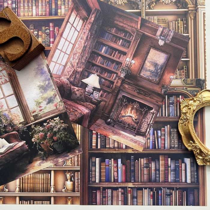 Classic Library Collage Paper 24 Sheets – Soto Studios