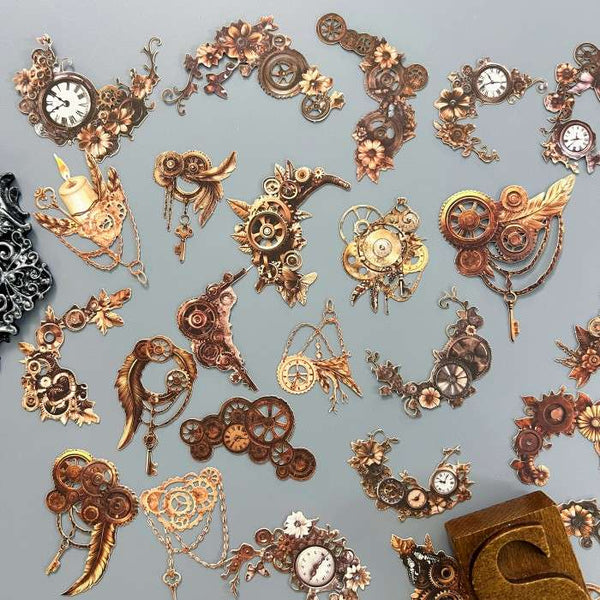 Worn Cog Sticker 48PCS – Soto Studios