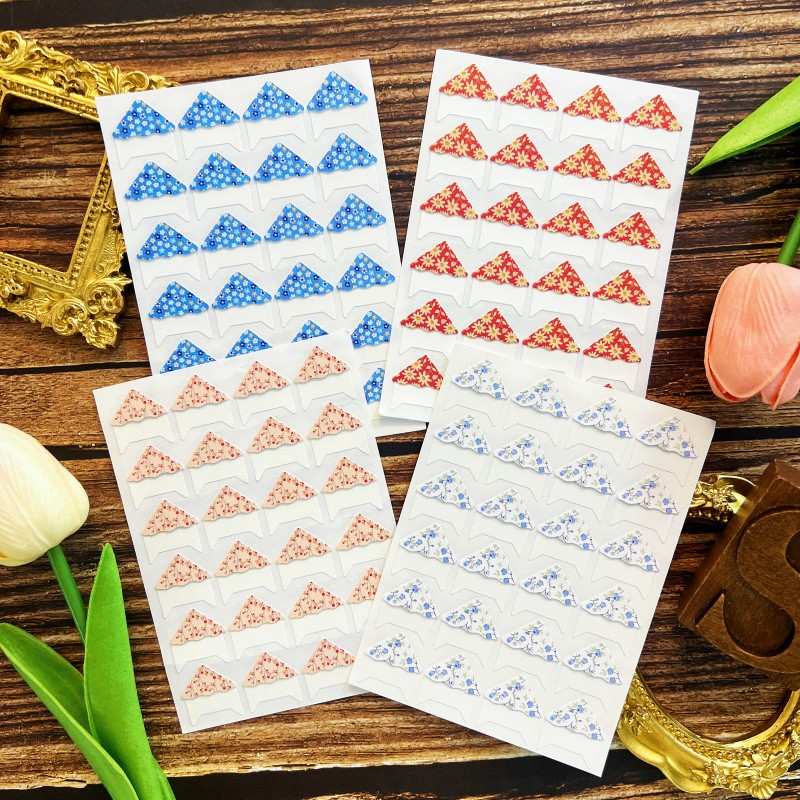 Floral Self-Adhesive Photo Corners 4Sheets – Soto Studios