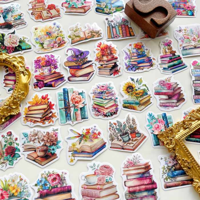 Botanical Book Sticker 50PCS – Soto Studios