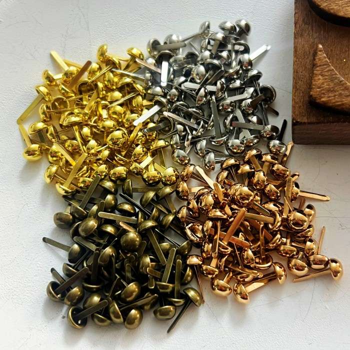 Brass Metal Paper Fasteners – Soto Studios