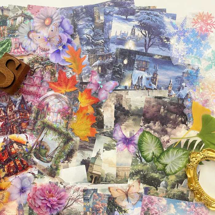 Four Season Diary Ephemera Mystery Kit 140PCS – Soto Studios