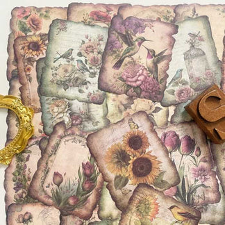 Flower Domain Collage Paper 60PCS – Soto Studios
