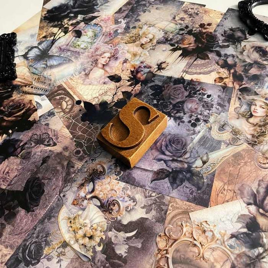 Shadowy Rose Ephemera Mystery Kit 65PCS – Soto Studios