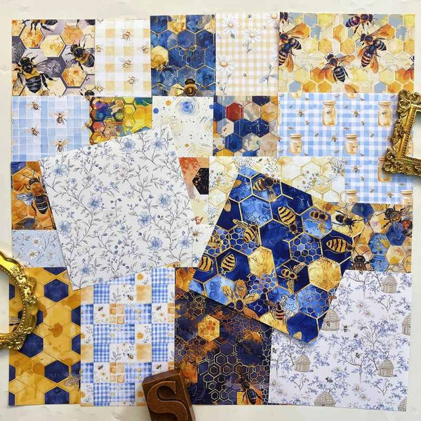 Sunny Buzz Collage Paper 24Sheets – Soto Studios