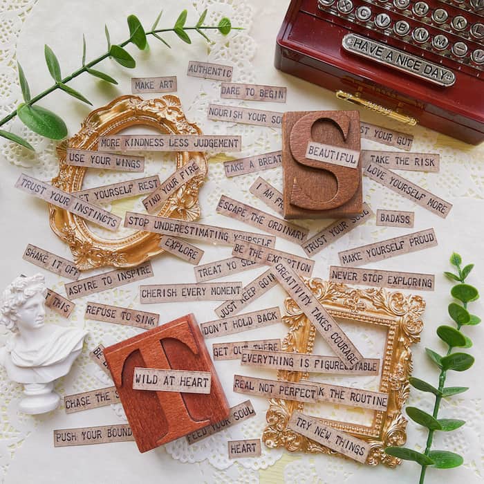 Vintage Quotes Sticker 42PCS – Soto Studios